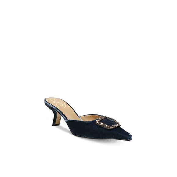 Sam Edelman | Shoes | Nwt Sam Edelman Womens Navy Brit Toe Kitten Heel ...